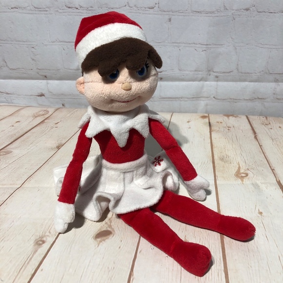 CCA and B, LLC | Toys | Elf On The Shelf Girl Plush Blue Eyes With ...